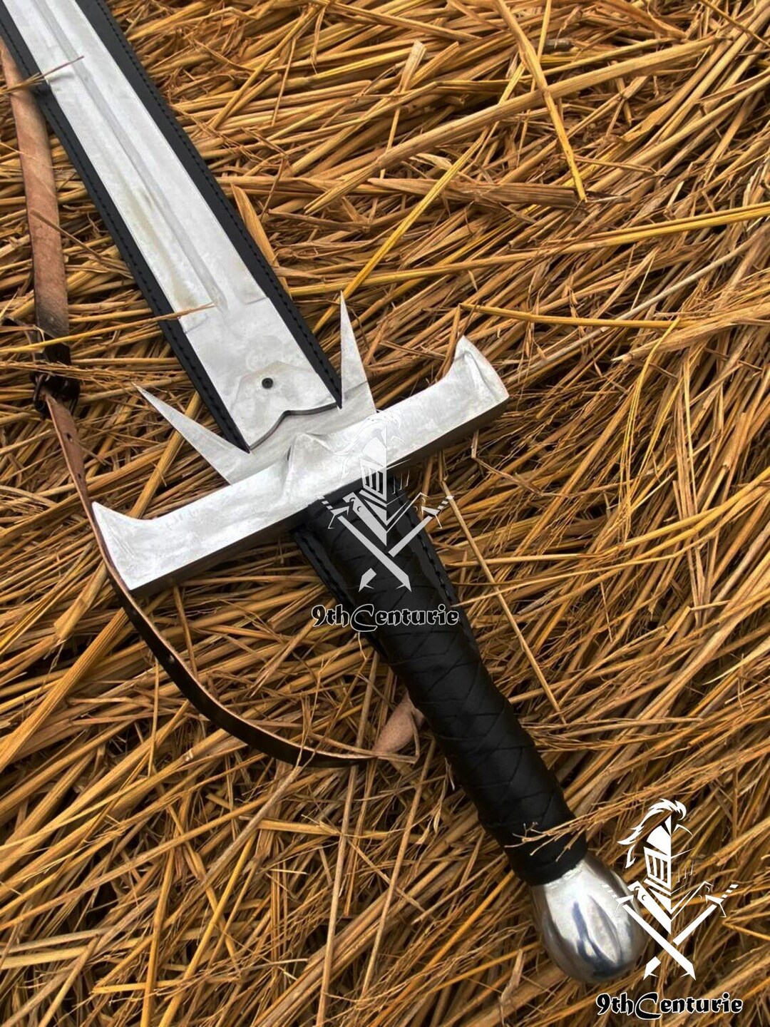 Handmade Highlander Sword, Damascus Steel Scottish Sword, Medieval ...