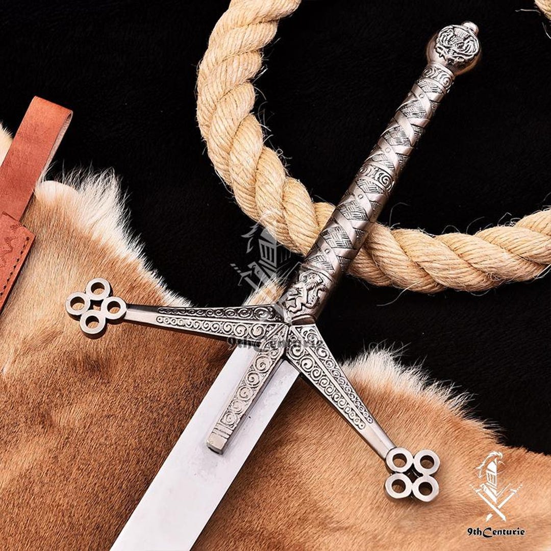 Handmade Sword | J2 Steel | Medieval Highland Sword | Leather Sheath ...