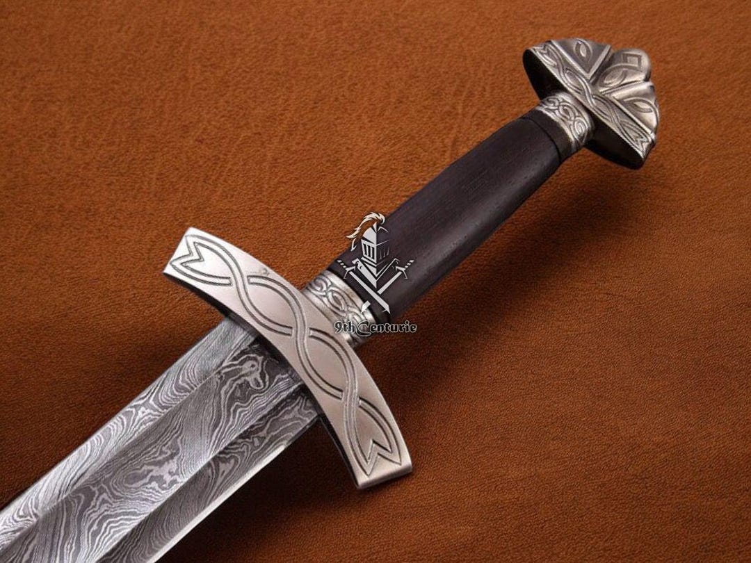 Handmade Damascus Steel Viking Sword, Custom Norseman Sword, Unique ...