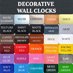 World Map Wall Clock Modern, Horizontal Office Wall Art, Large Metal ...