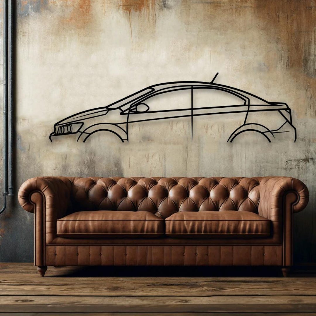 Large Outdoor Metal Wall Art, Car Wall Art, Garage Outside Wall Decor ...
