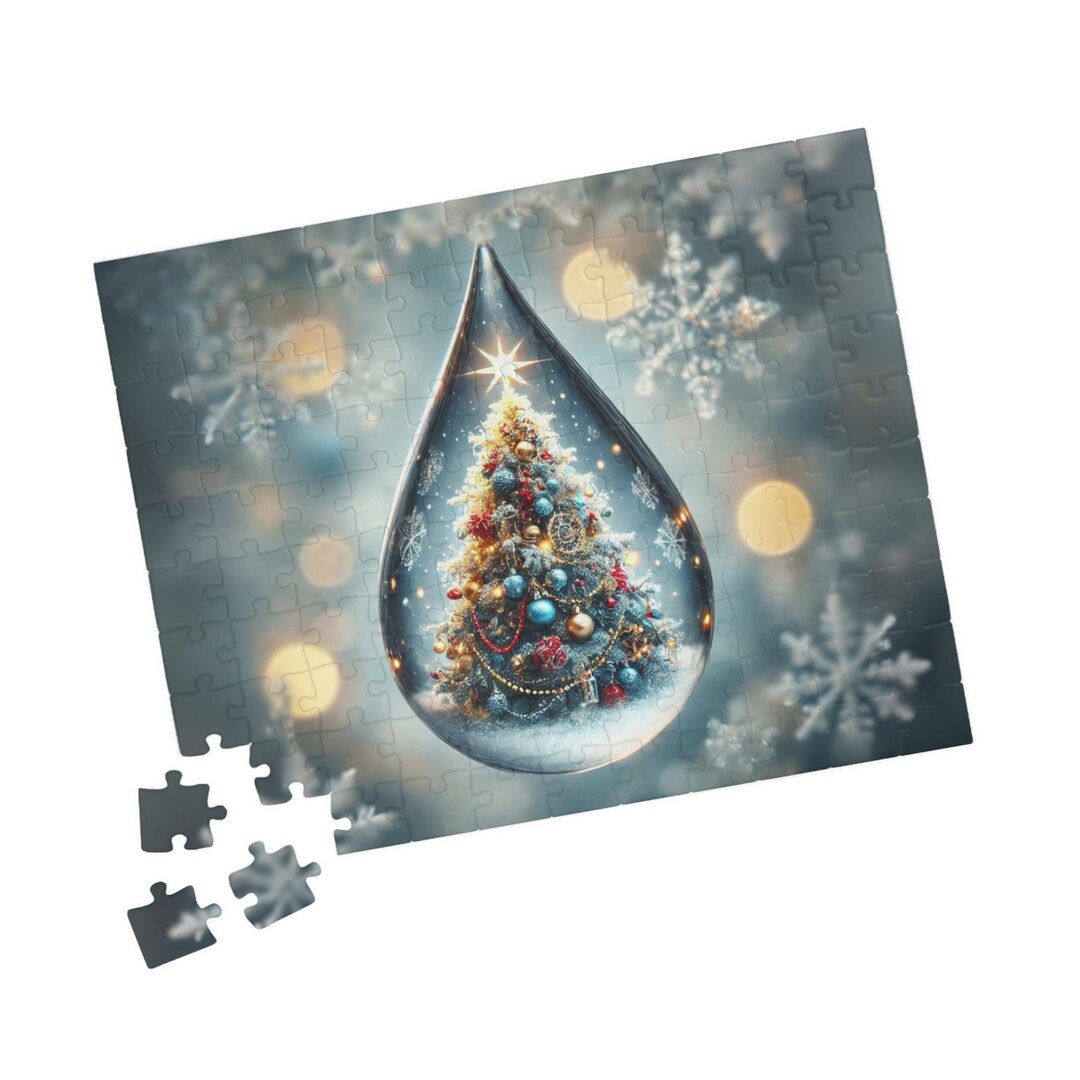 A Snowy White Christmas Puzzle, With Sizes for Kids and Adults! 1000 ...