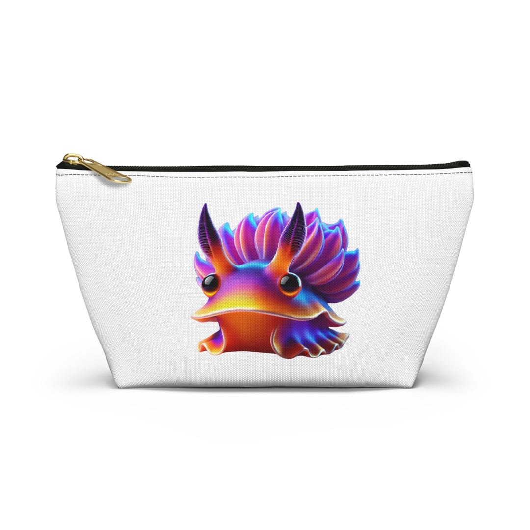 Spanish Shawl Sea Slug Pouch, Compact Nudibranch Travel Accessories ...