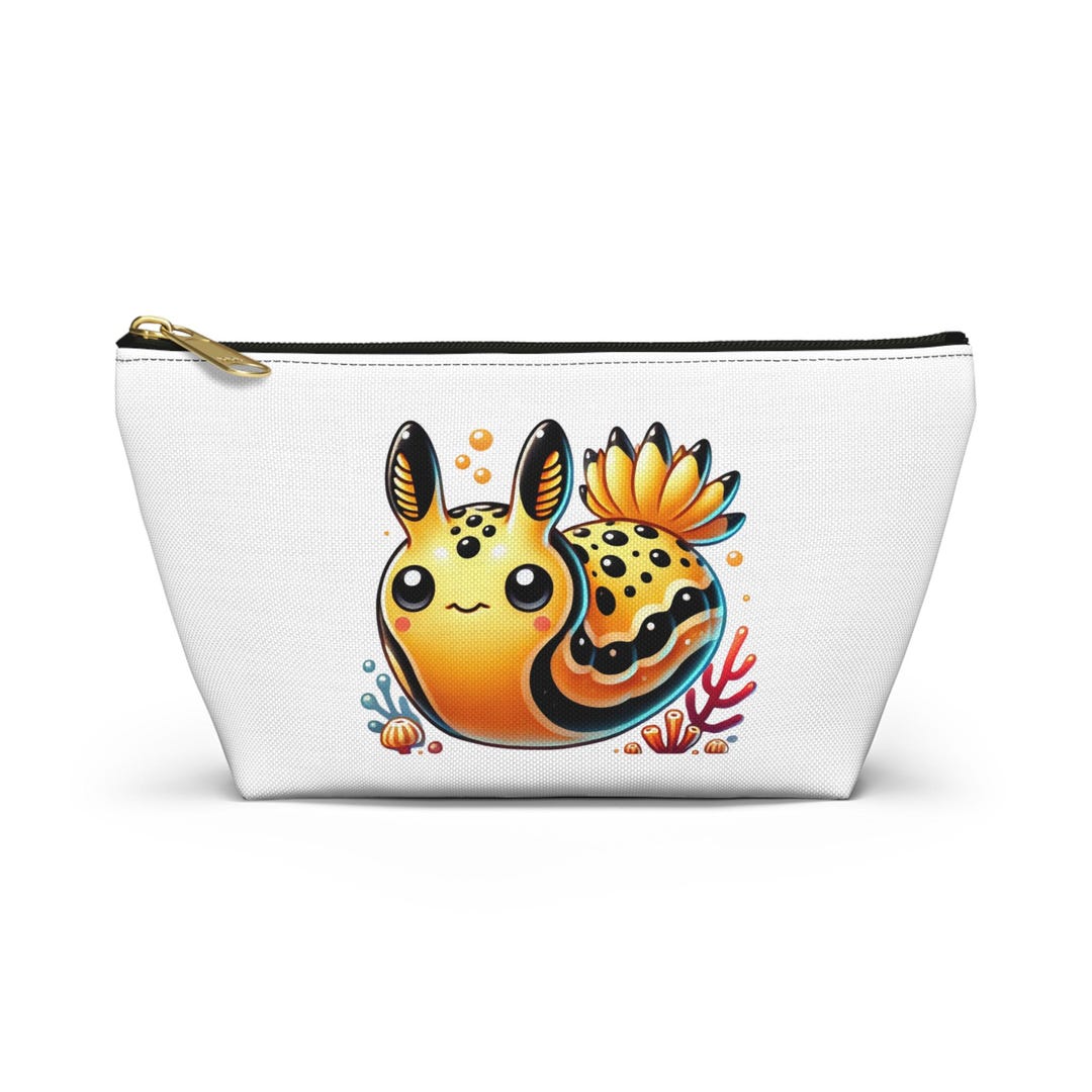 Nudibranch Sea Slug Compact Makeup Bag, Sea Slug Pencil Bag With Sea ...