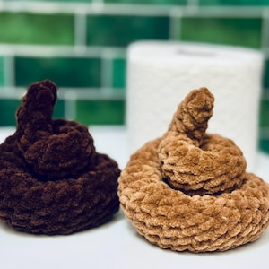 Crochet Poop Plushie - Fun and Quirky Handmade Decor - Etsy