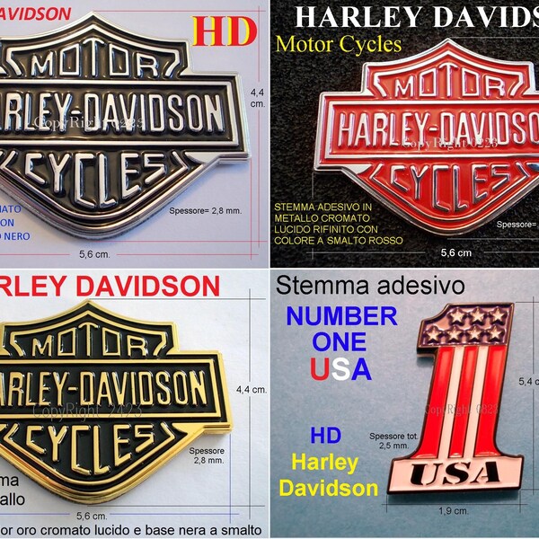 Harley Davidson Tank Emblem - Etsy