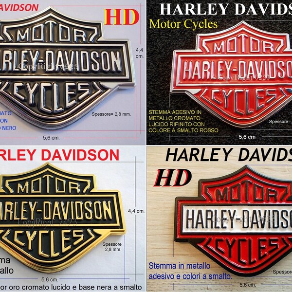 Harley Davidson Tank Emblem - Etsy