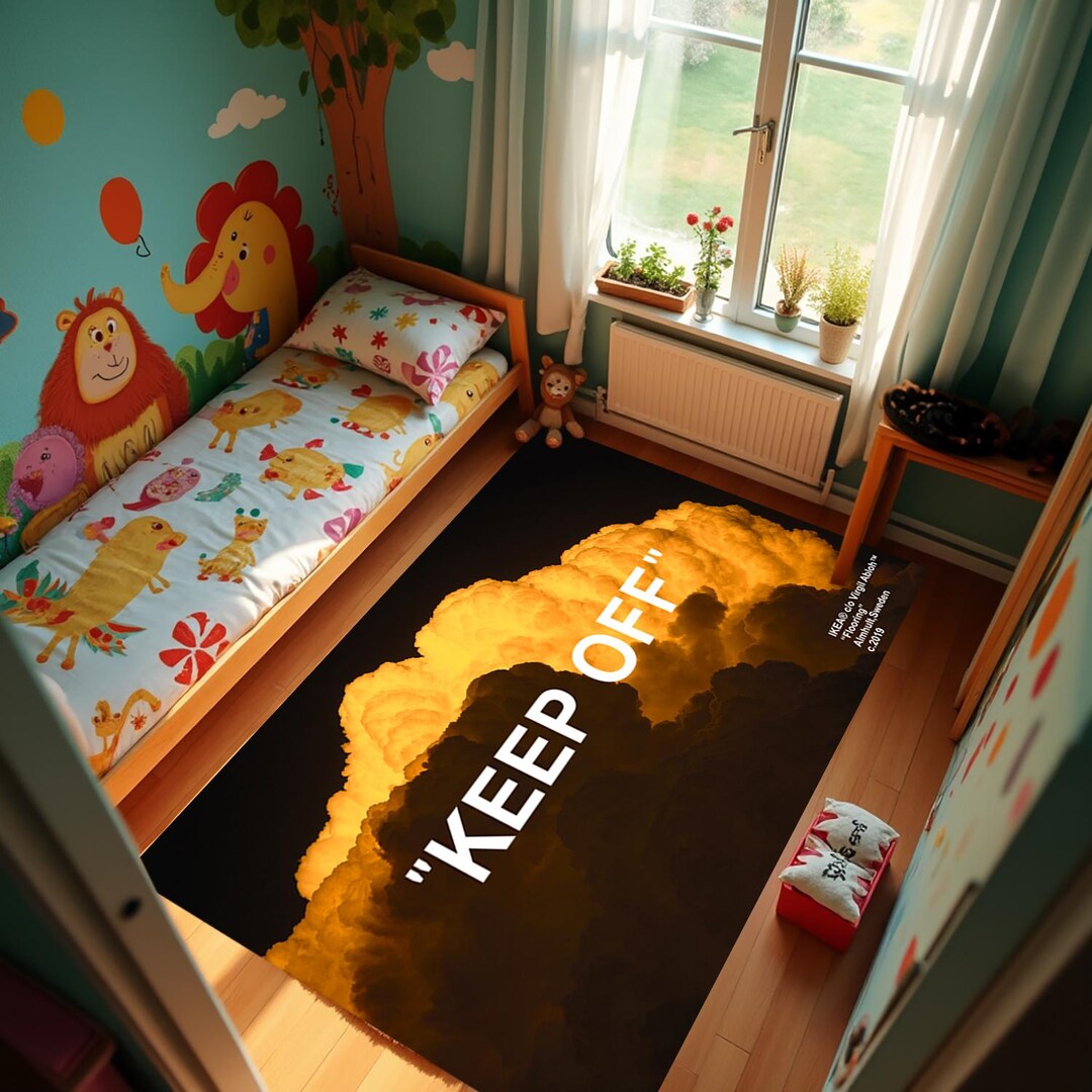 Keep off Carpets,keep off Rug,pink Clouds Keep off Rugs,cloudy Motif ...