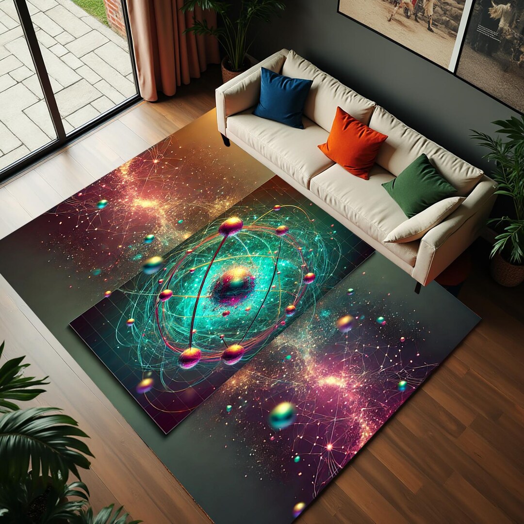 Galaxy Roads Rug,galaxy Movements Rugs,beam of Light Rug,sky Stone ...