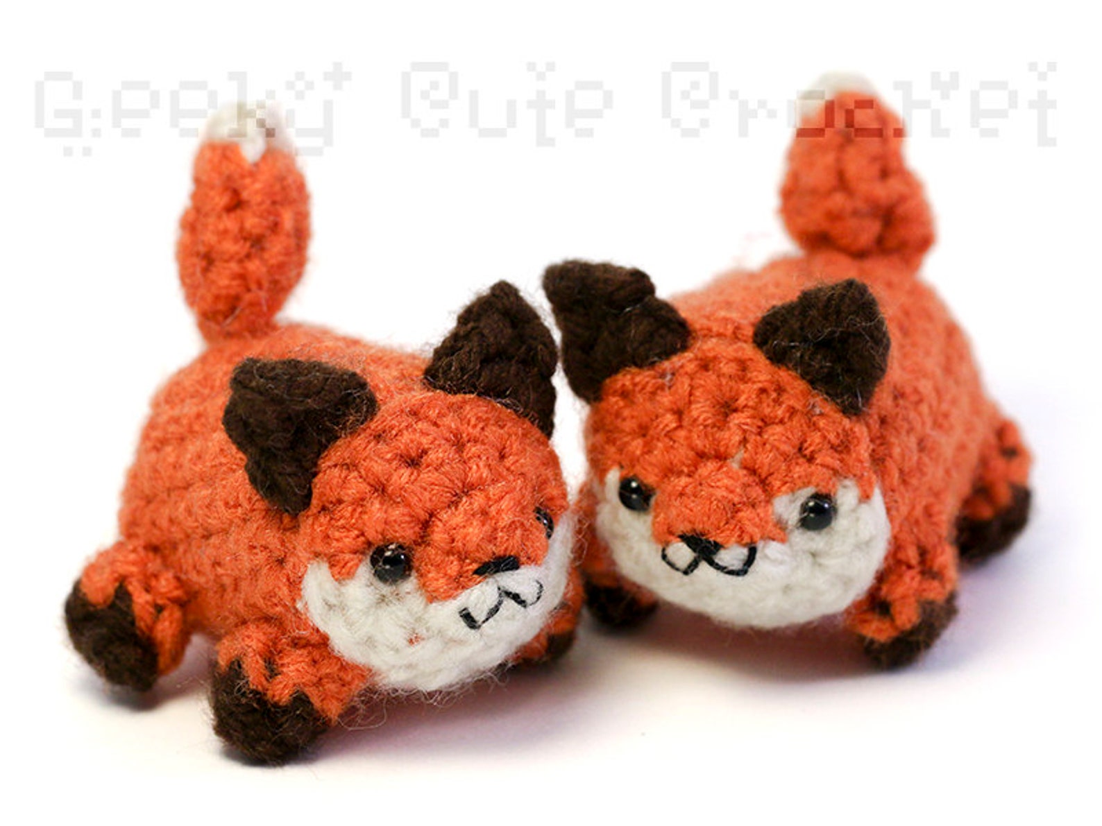 Fox Yama Amigurumi Crochet Stuffed Plush Desk Toy - Etsy