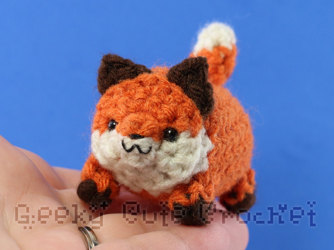 Fox Yama Amigurumi Crochet Stuffed Plush Desk Toy - Etsy