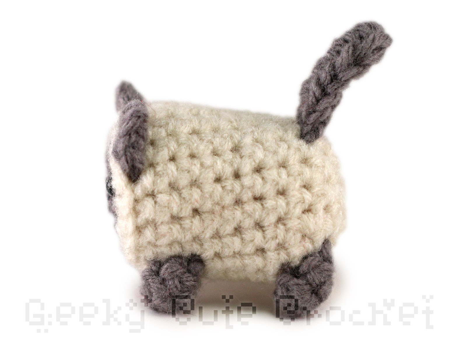 Siamese Gray Lilac Point Kitty Cat Yama Amigurumi Plush Toy - Etsy