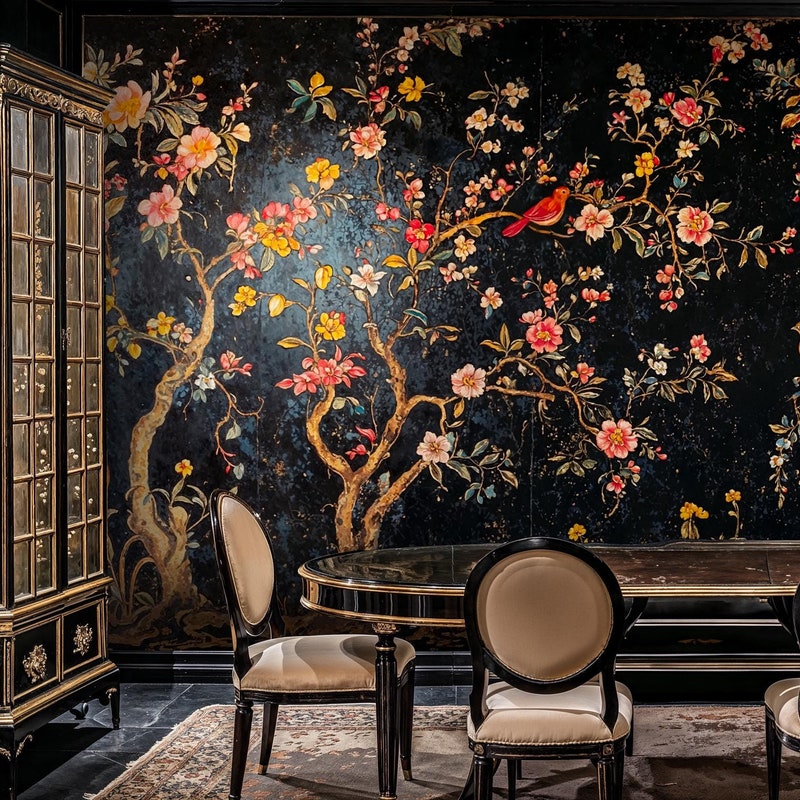 Chinoiserie Vinyl - Etsy