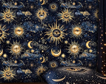 blue celestial wallpaper