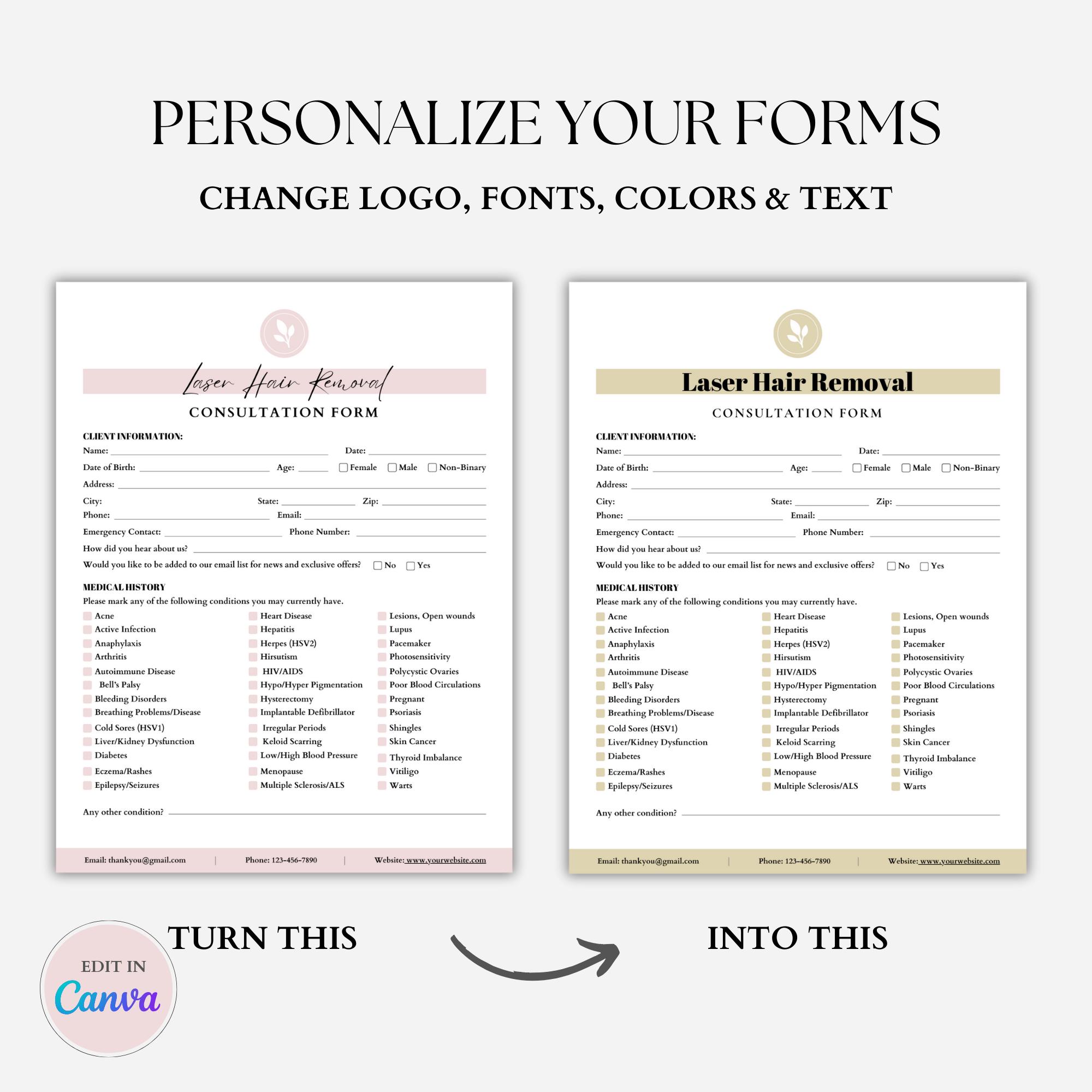 Laser Consultation, Laser Hair Reduction, Fitzpatrick Scale, Laser Hair ...