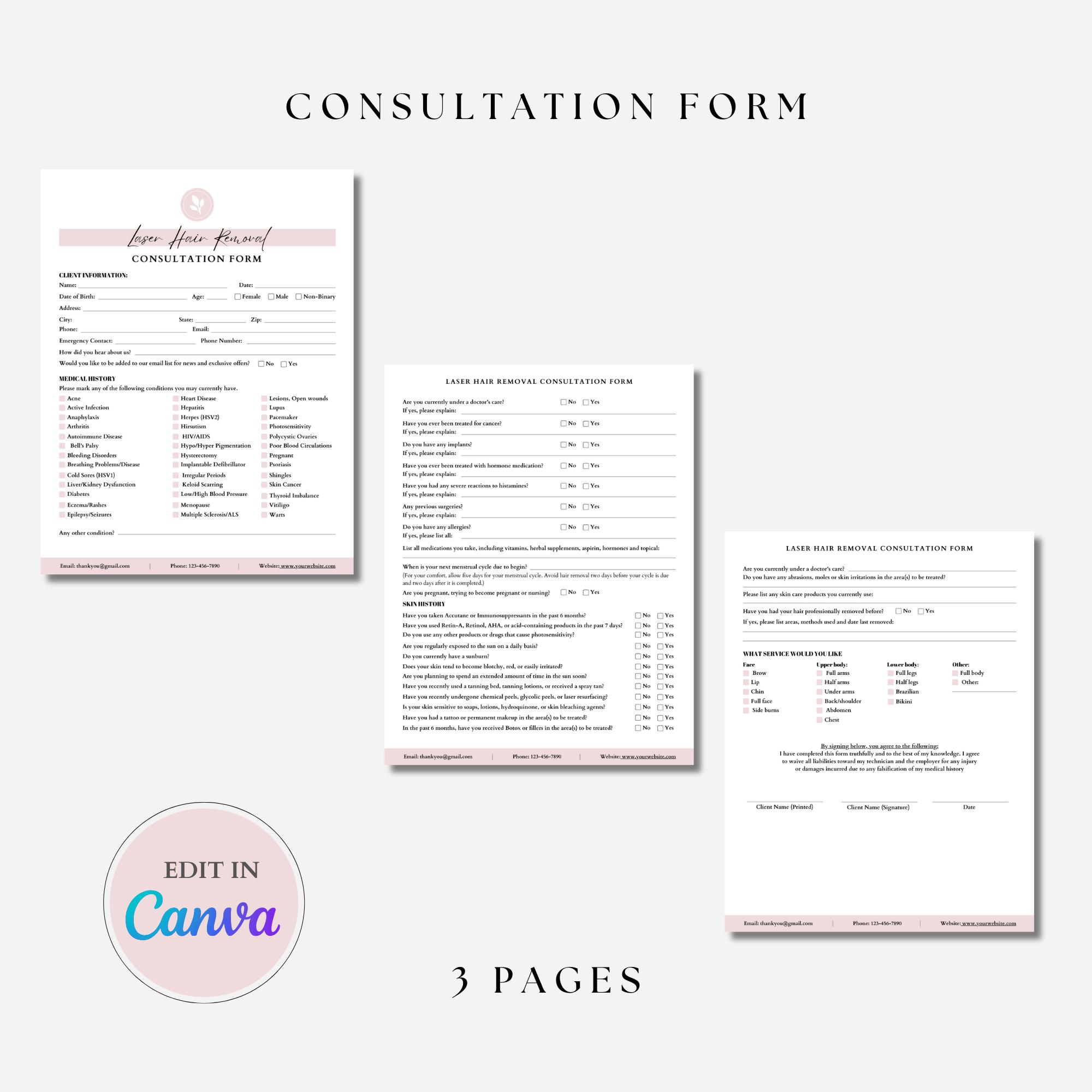 Laser Consultation, Laser Hair Reduction, Fitzpatrick Scale, Laser Hair ...
