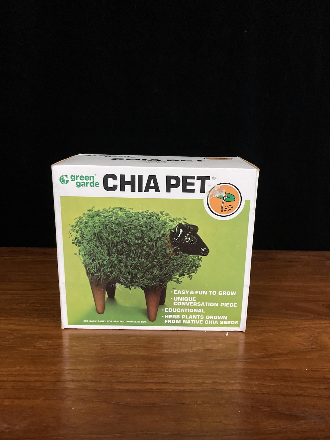 1982 Chia Pet in Orginal Unsealed Box With Unused Seeds Ram Goat Made ...