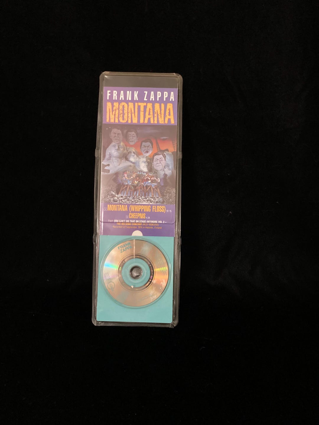 Sealed Frank Zappa Mini Disc Compact Disc Cd 2 Songs Cheepnis and ...