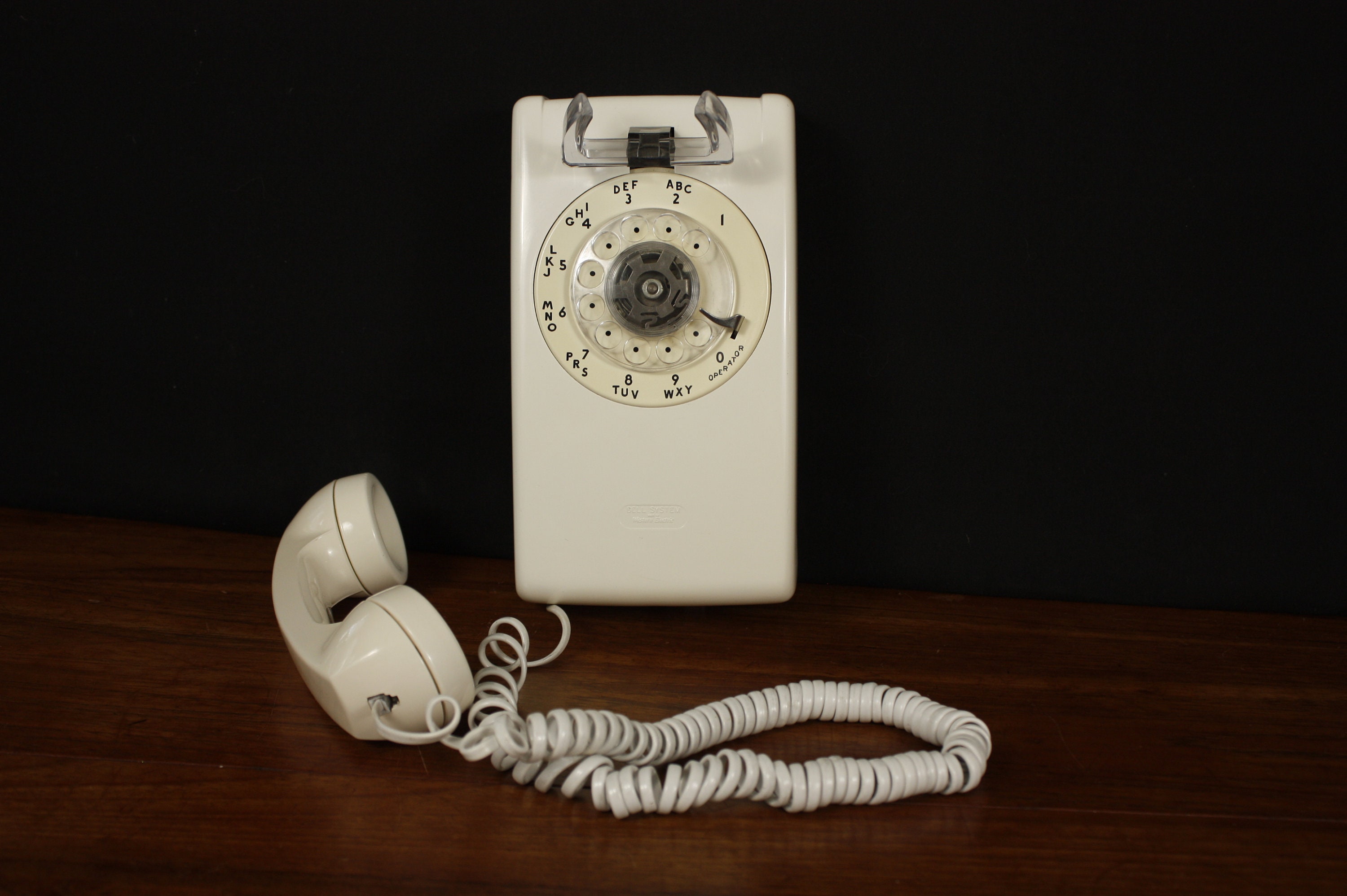 Old Rotary Wall Phone