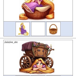 Princess Rapunzel Prepositions Printable – Sentence Builder for “in, On ...
