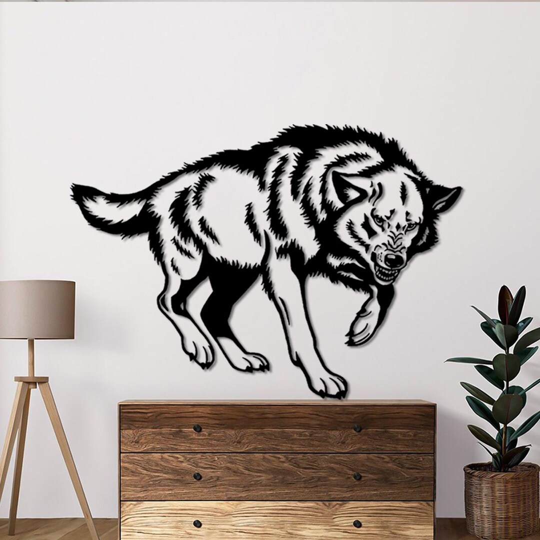 Wild Beast Wall Decor- Custom Metal Wall Hangings, Nature Theme Wall ...