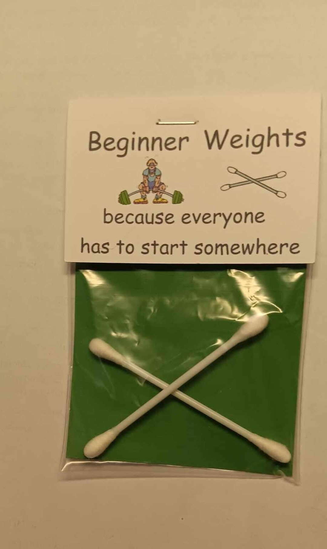 Beginner Weights, Because Everyone Has to Start Somewhere Gag Gift ...