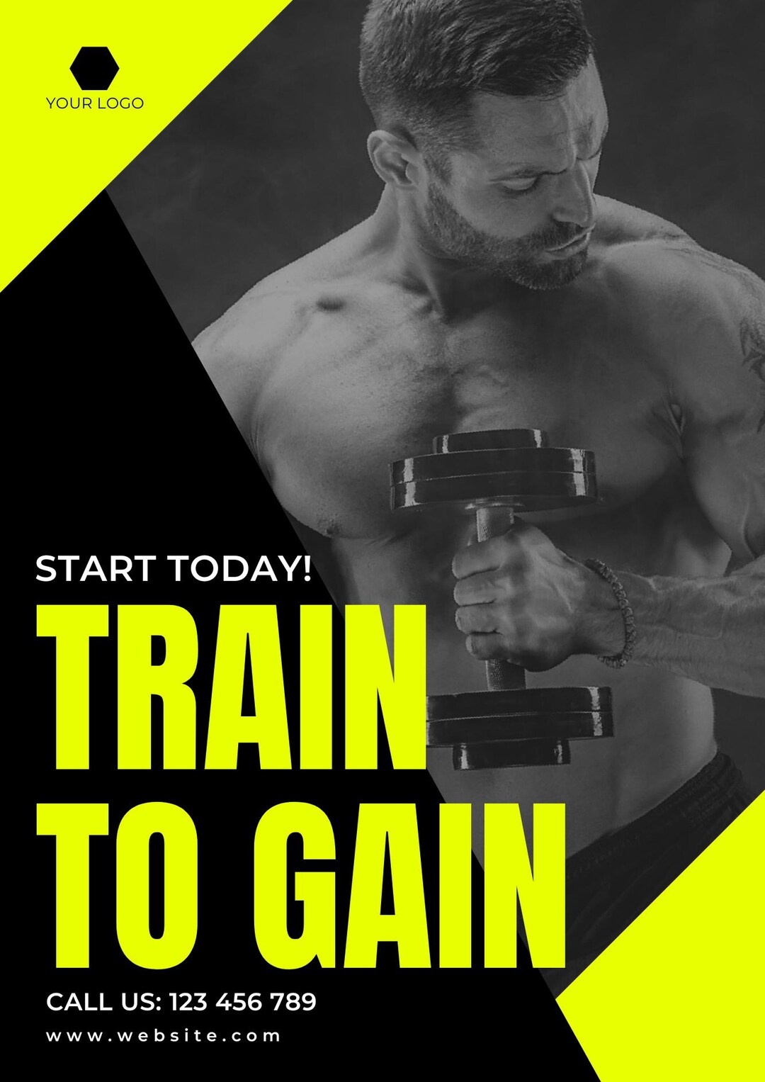 Motivational and Informative Gym Poster - Etsy