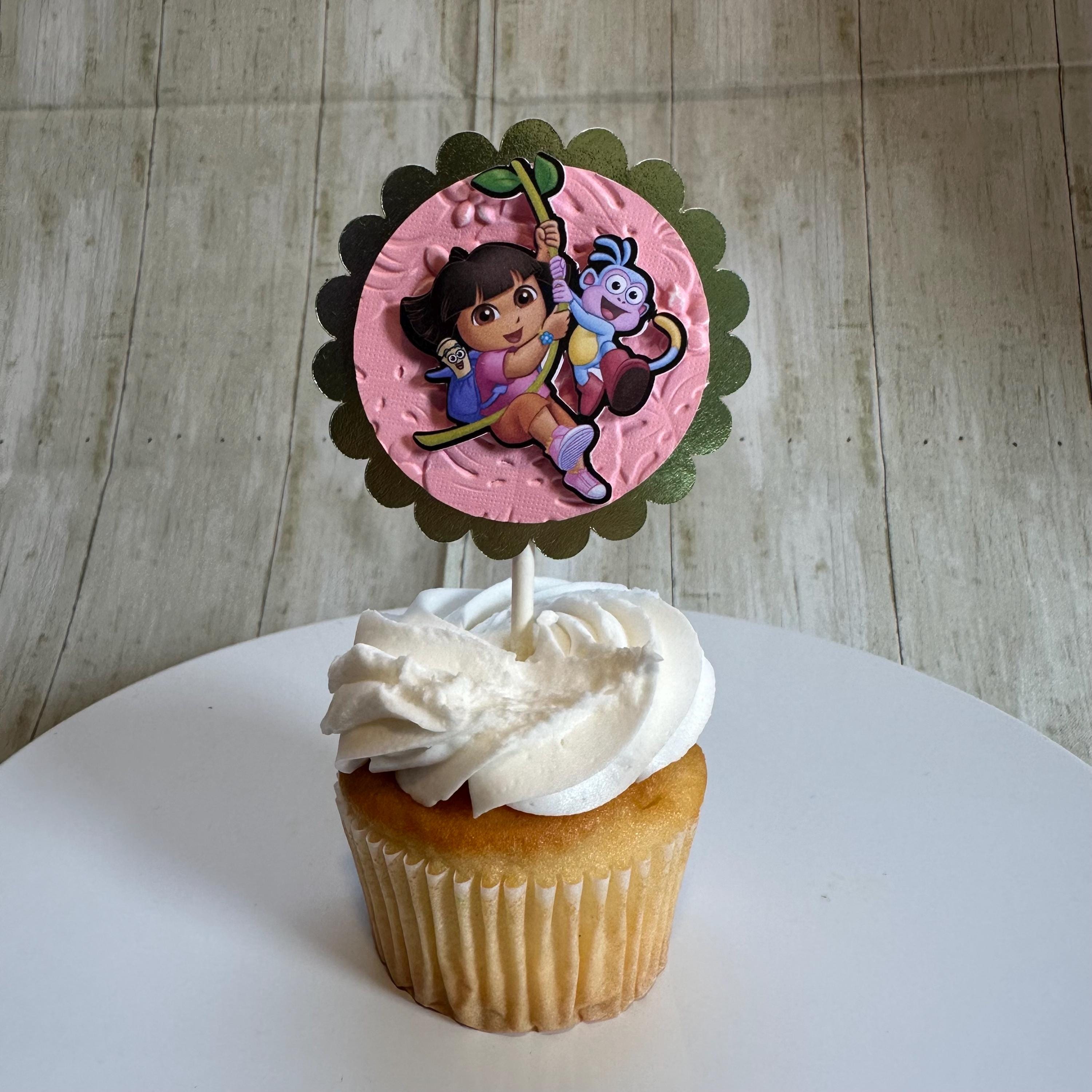 The Explorer First Birthday Explorer Party Decorations Cupcake Toppers ...