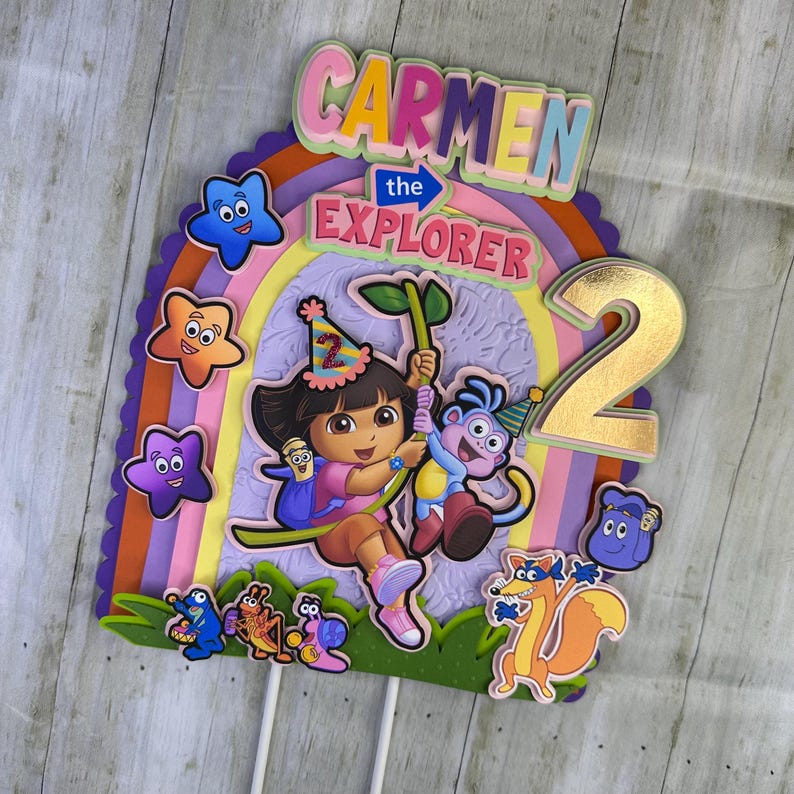 The Explorer First Birthday Explorer Party Decorations Cupcake Toppers ...