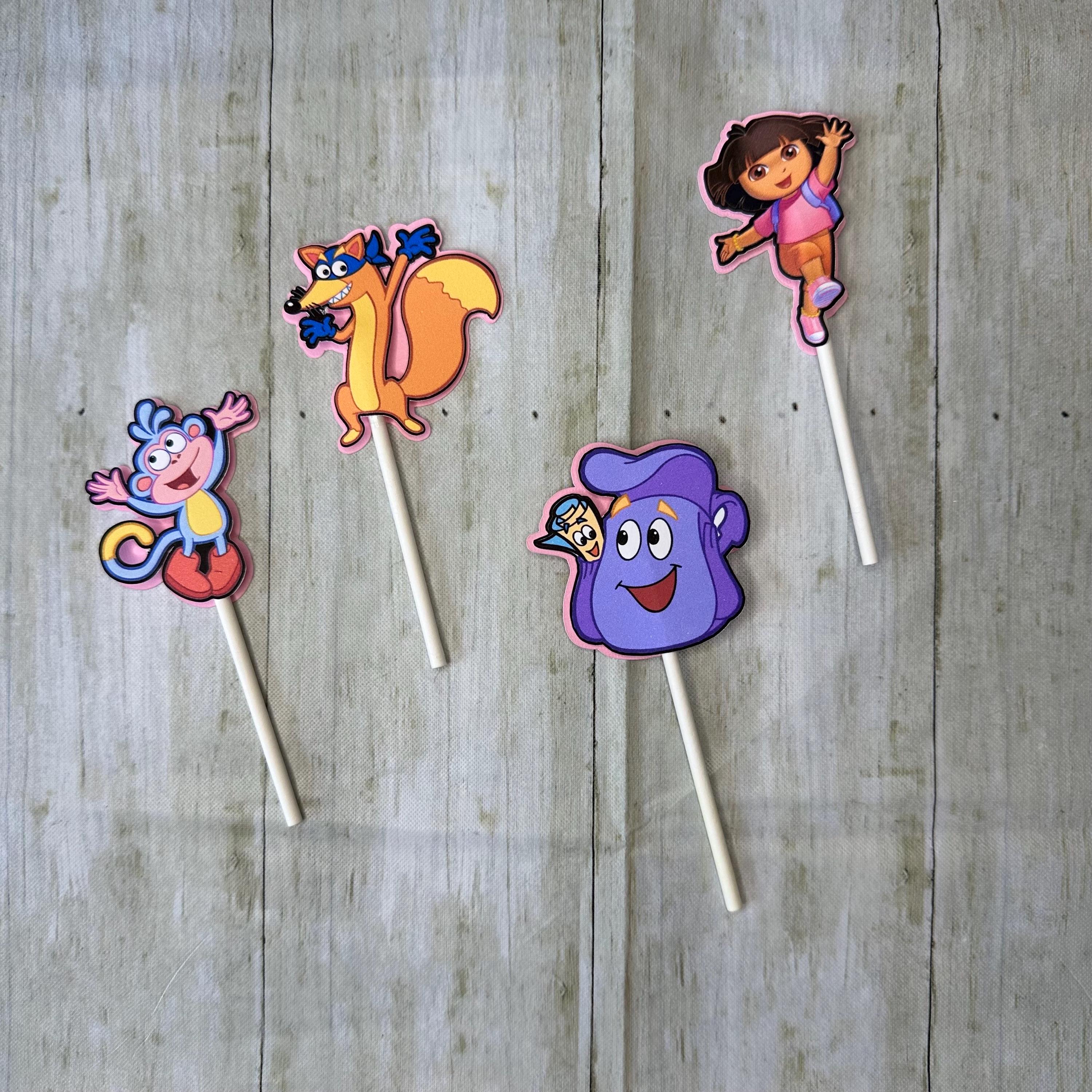 The Explorer First Birthday Explorer Party Decorations Cupcake Toppers ...