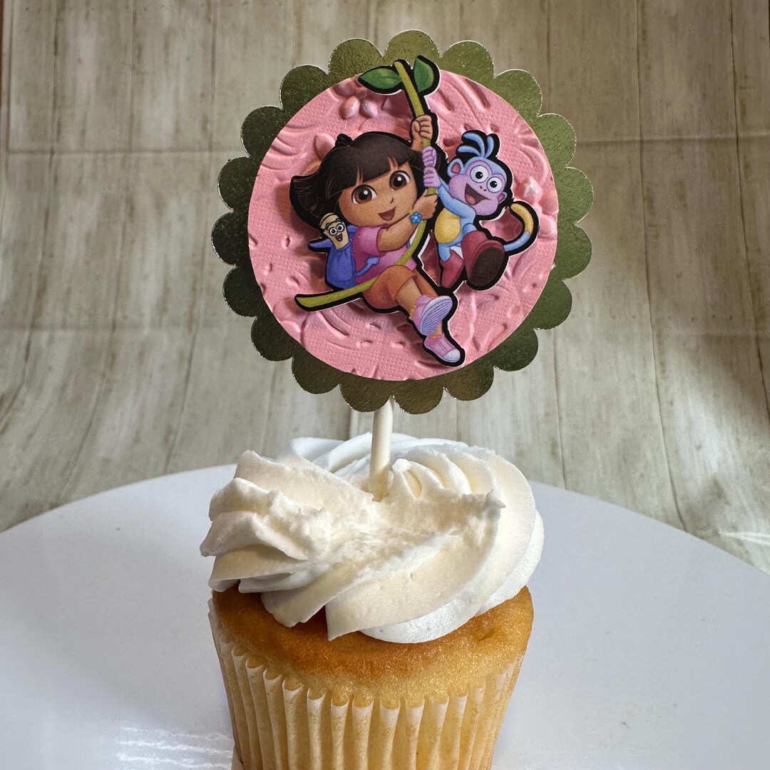 The Explorer First Birthday Explorer Party Decorations Cupcake Toppers ...