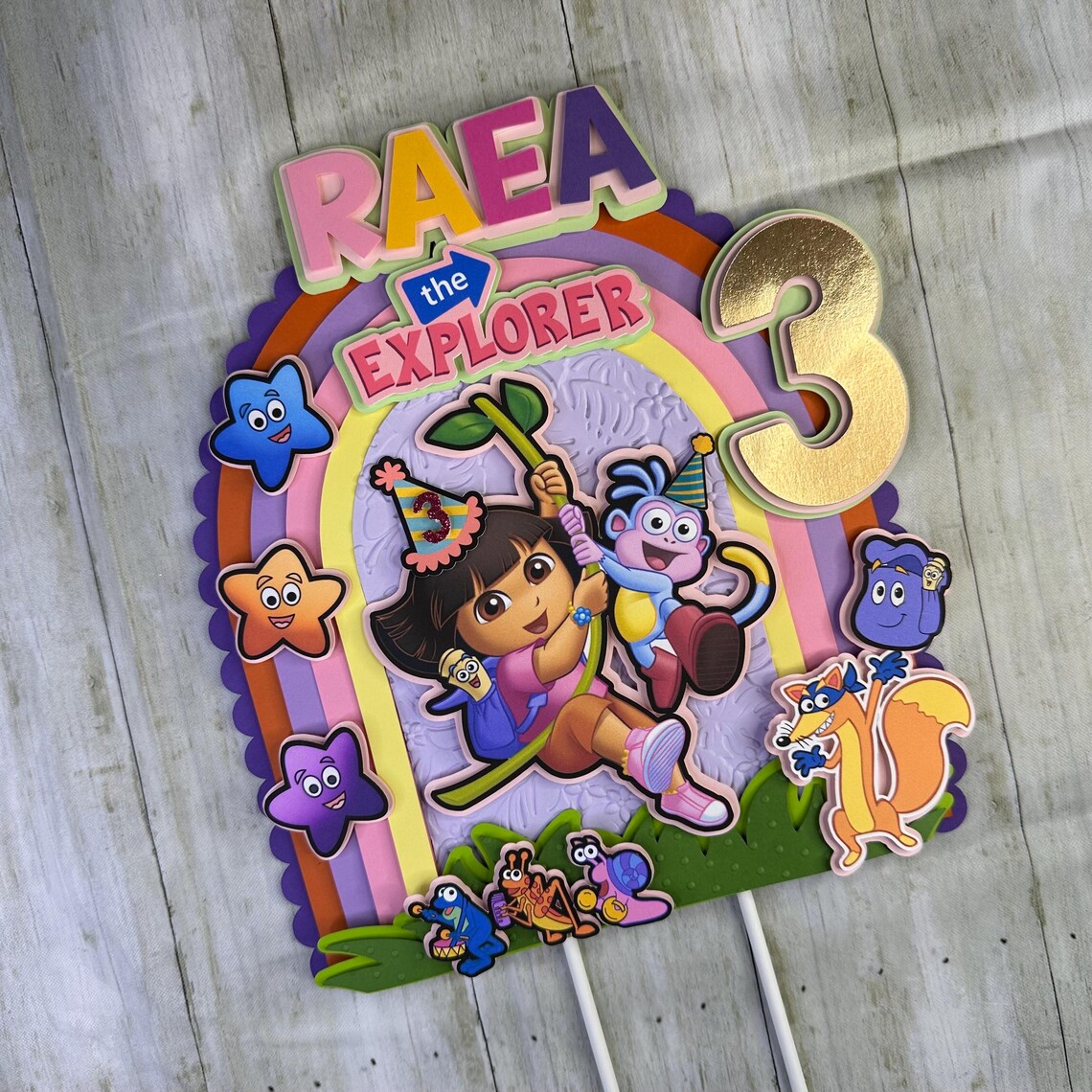 The Explorer First Birthday Explorer Party Decorations Cupcake Toppers ...