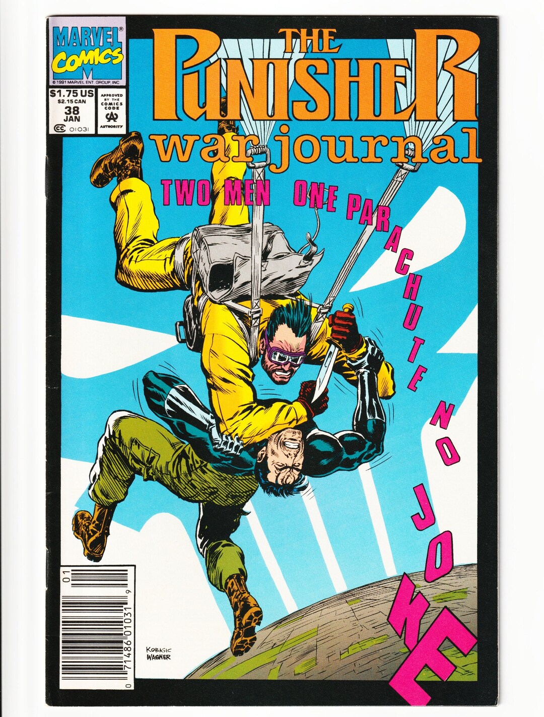 The PUNISHER War Journal 38 Marvel Comics VF/NM 1992 Comic Book-one ...