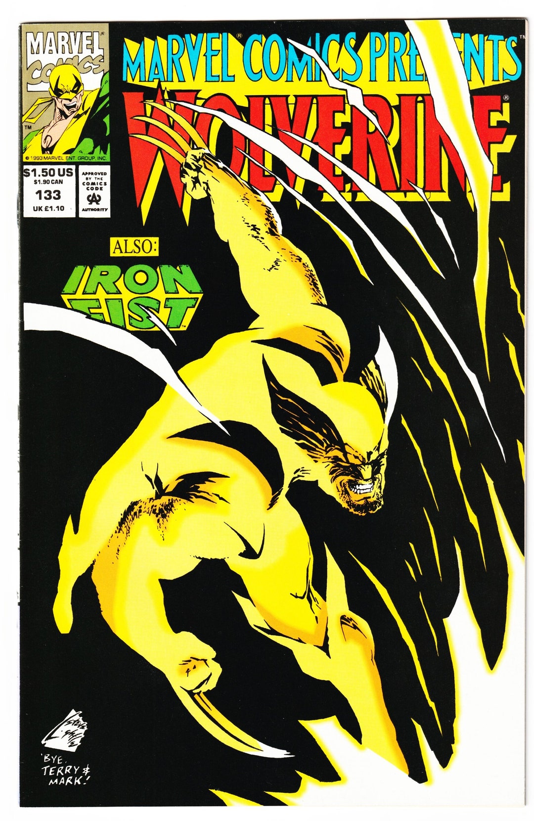Marvel Comics Presents 133 NM 1993 Wolverine, Ghost Rider, Cage, Iron ...