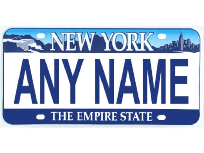 Custom Made Mini License Plate W/any Name, Any State, or Any Message - Etsy