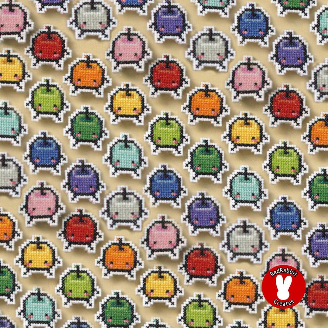 Junimo Stardew Valley Cross Stitch Pin - Etsy