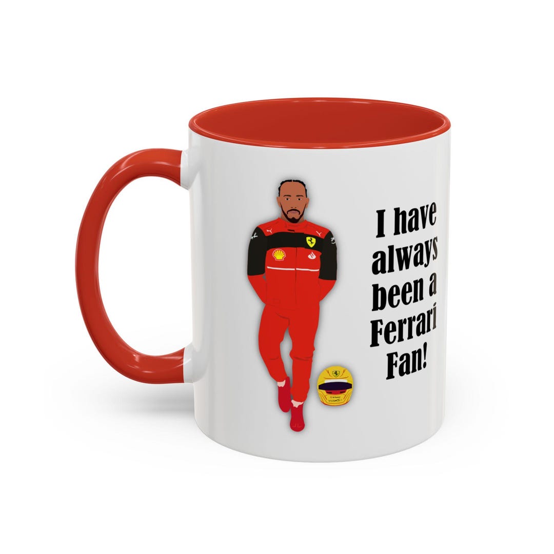 Lewis Hamilton Ferrari Cup | Ferrari Mug | Ferrari Cup - Etsy