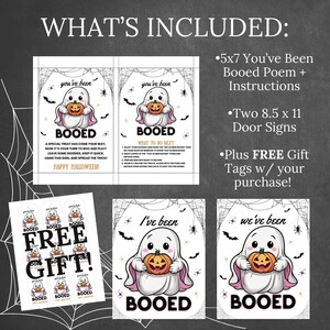 You've Been Booed Instant Halloween Printable, Boo Basket Sign ...