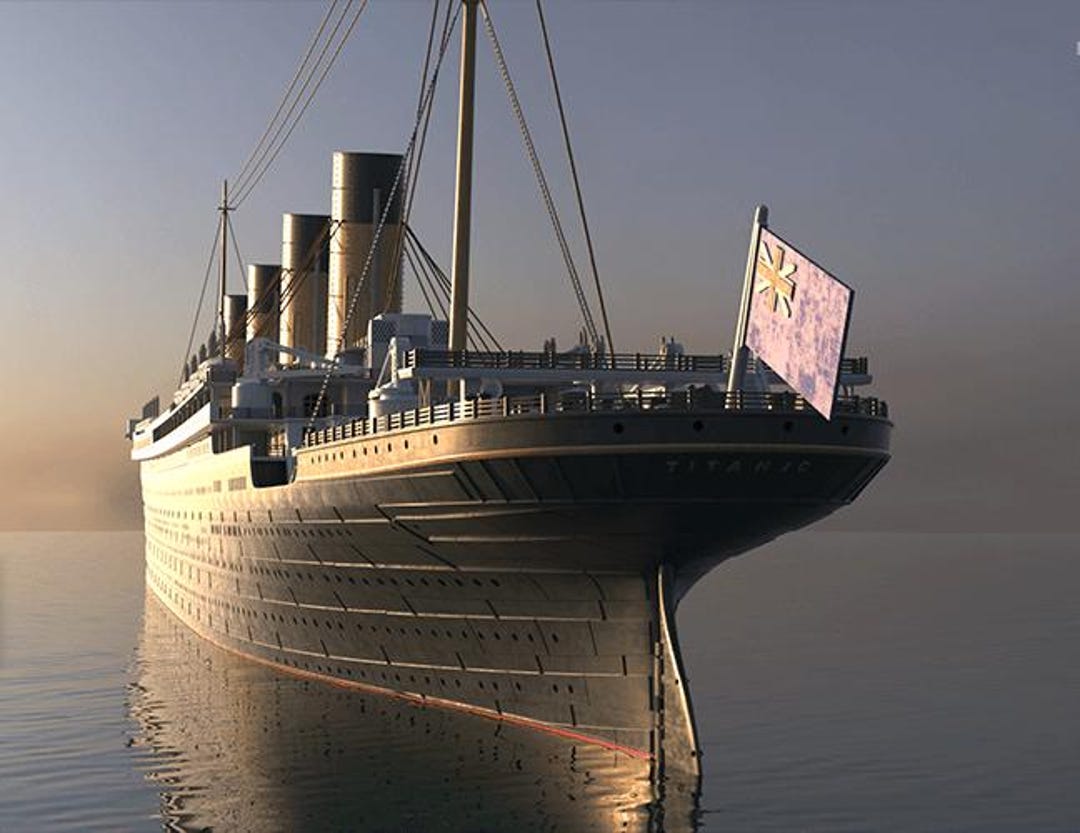 Titanic STL File for 3D Printing Instant Download - Etsy