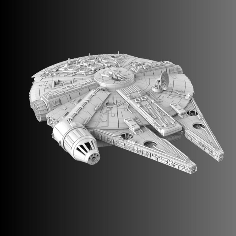 Millennium Falcon STL File for 3D Printing Instant Download - Etsy