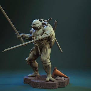 Leonardo TMNT STL File for 3D Printing Instant Download - Etsy