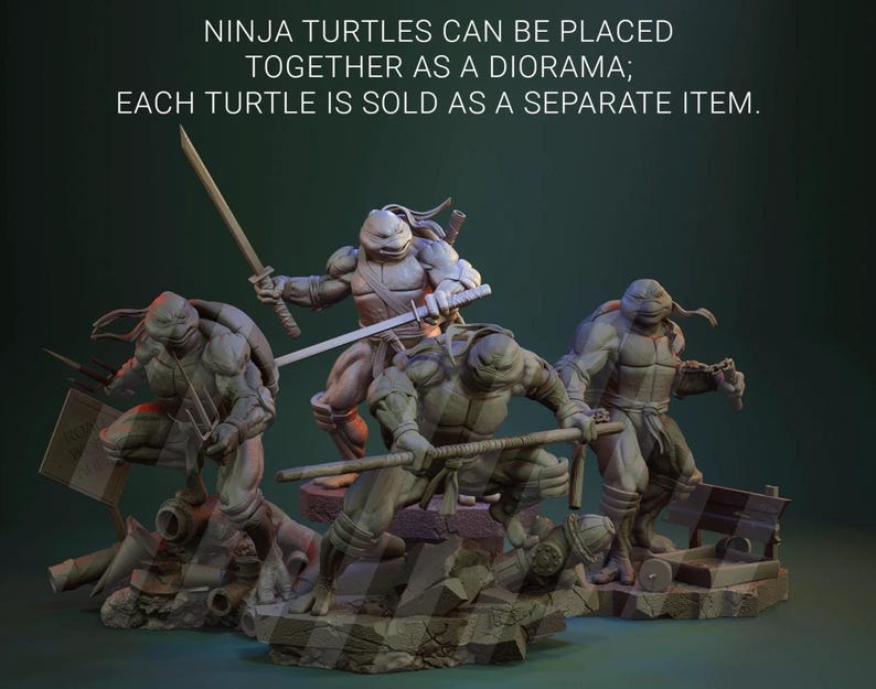 Leonardo TMNT STL File for 3D Printing Instant Download - Etsy