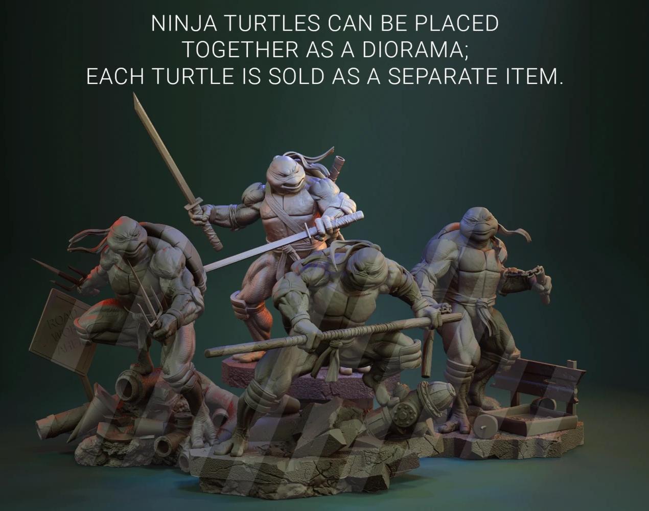 Leonardo TMNT STL File for 3D Printing Instant Download - Etsy