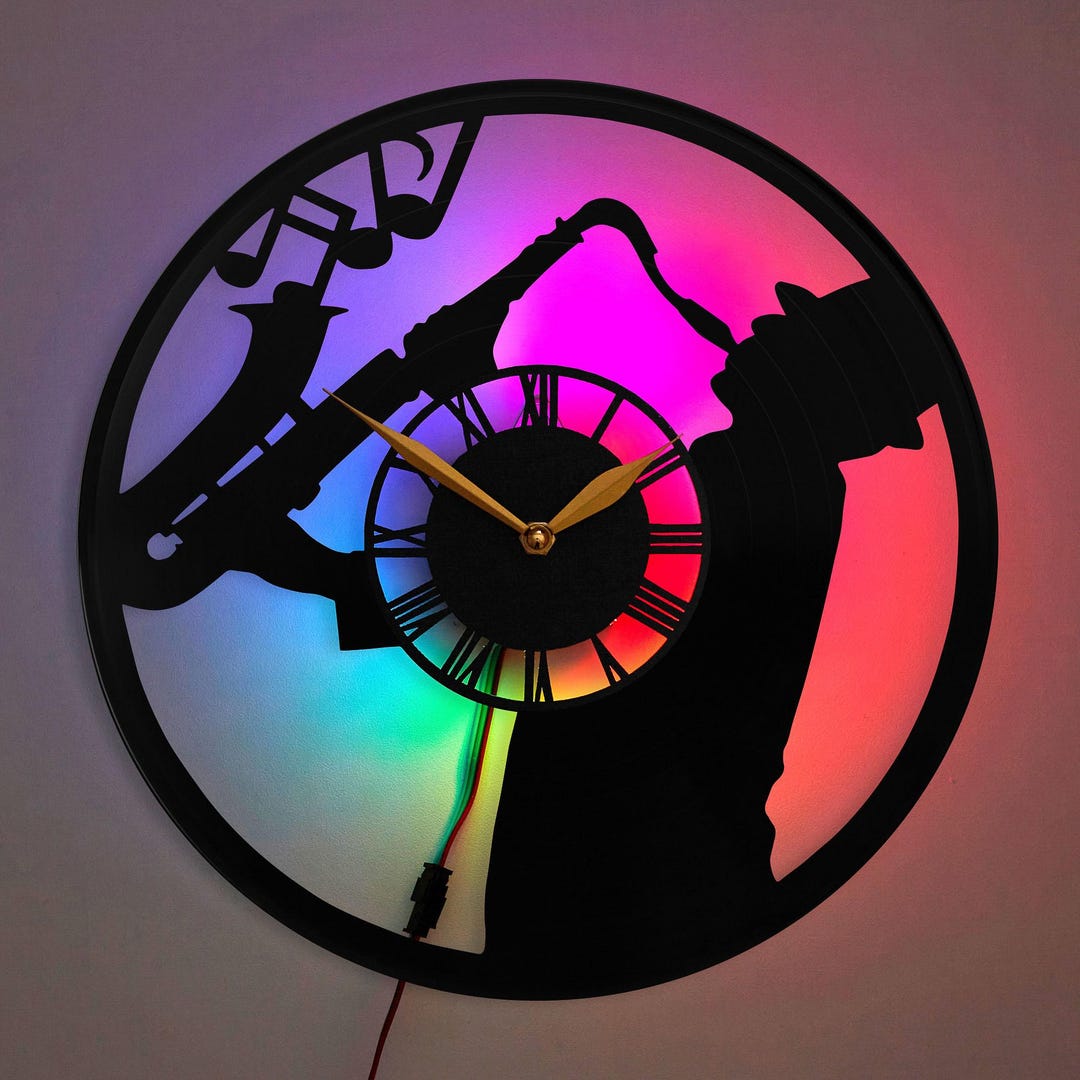Saxophone Clock - Etsy