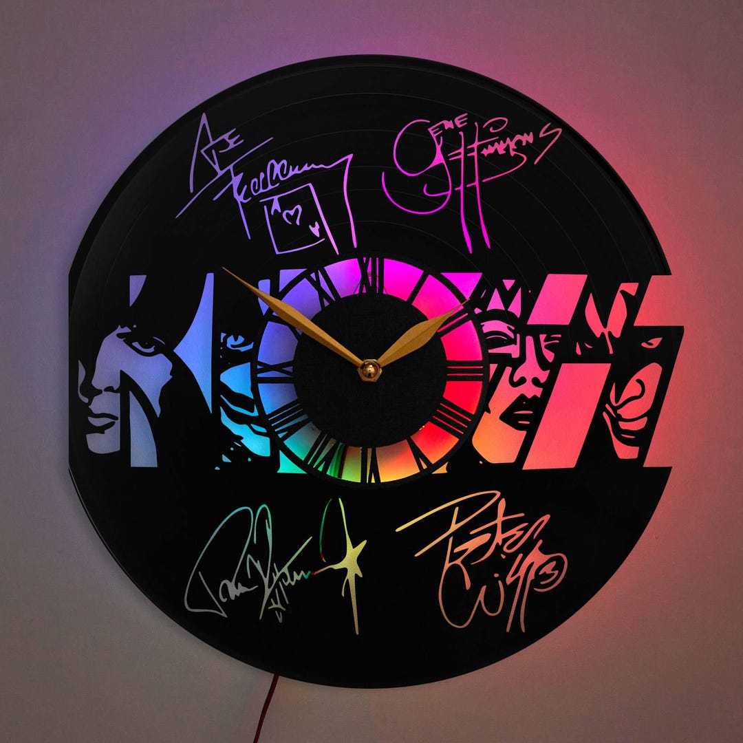 Kis Clock, Kis Gift, Kis Decor - Etsy