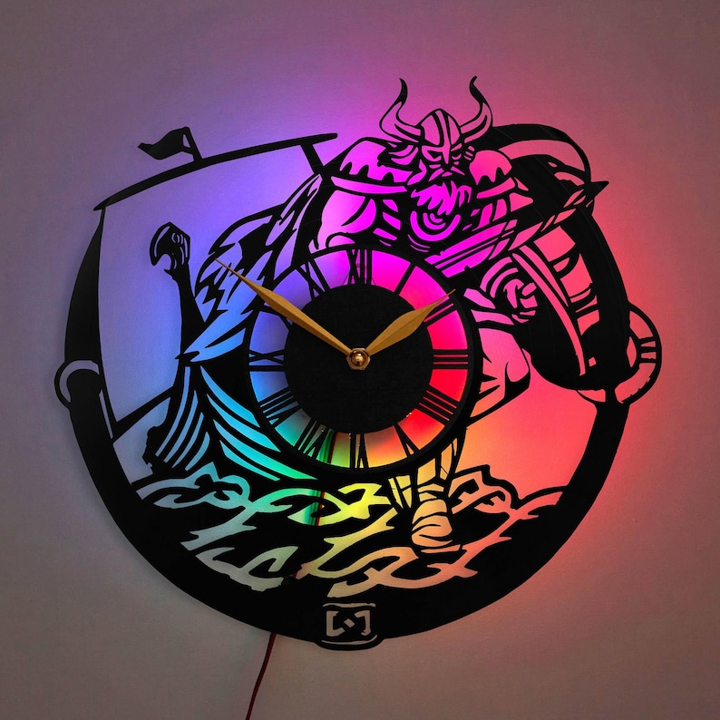 Viking Ship Clock, Viking Clock, Norse Clock, Warrior Clock, Historical ...