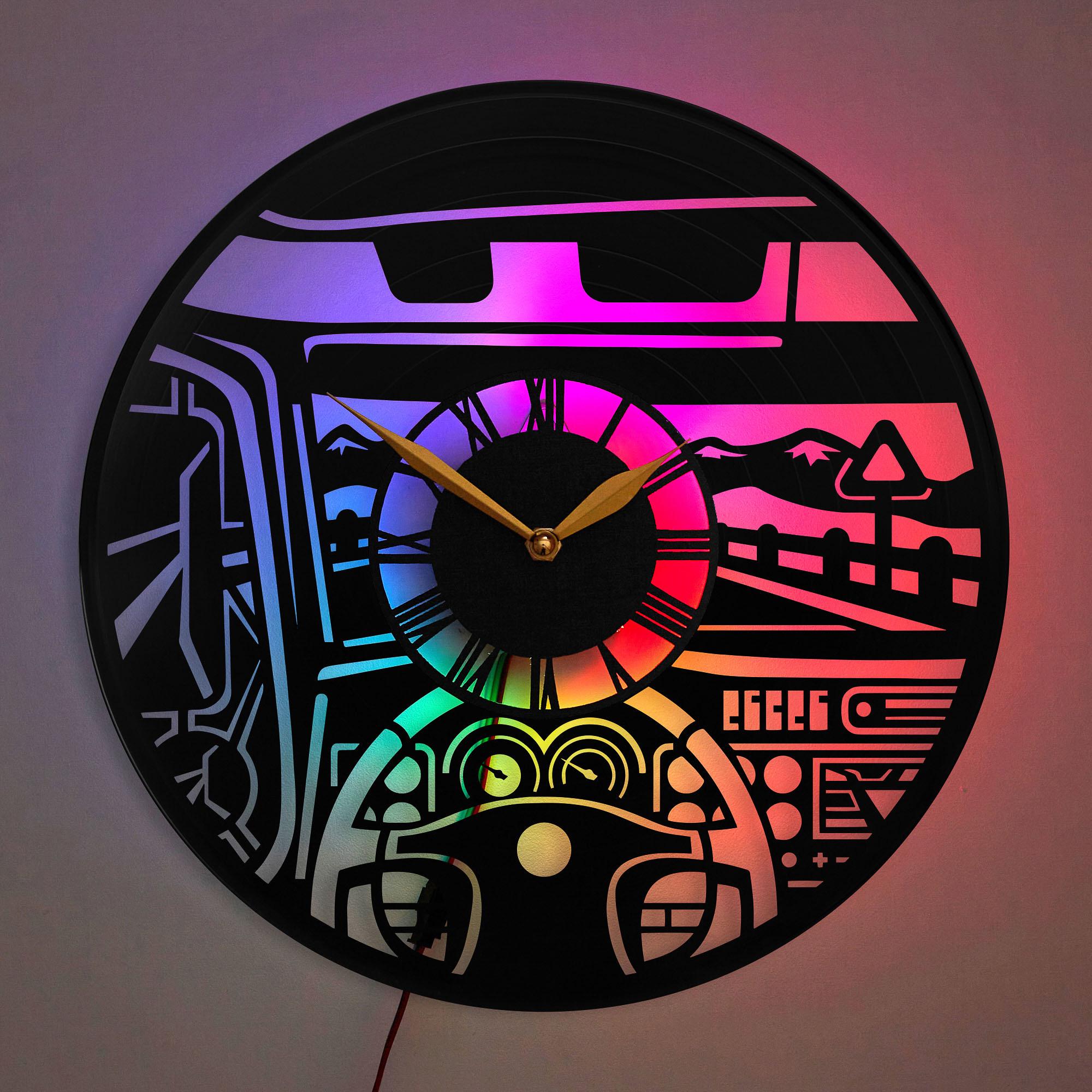 Truck Wall Clock, Retro Car Dashboard Clock, Automotive Wall Clock, Car ...