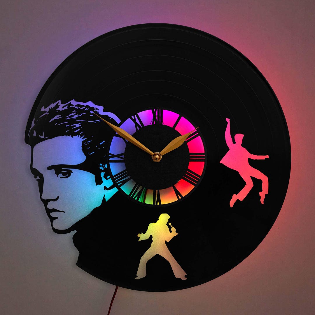 Elvis Clock, Presley Gift Idea - Etsy