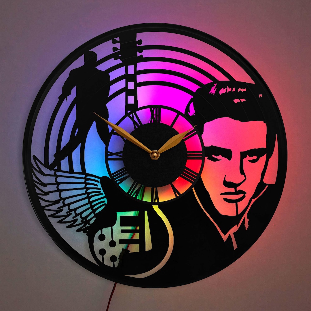 Elvis Clock, Presley Gift Decor - Etsy