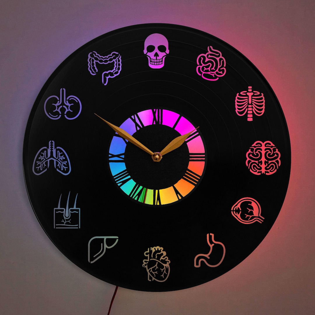 Doctor Clock, Doctor Wall Decor, Anatomical Clock, Medical Themed Clock ...
